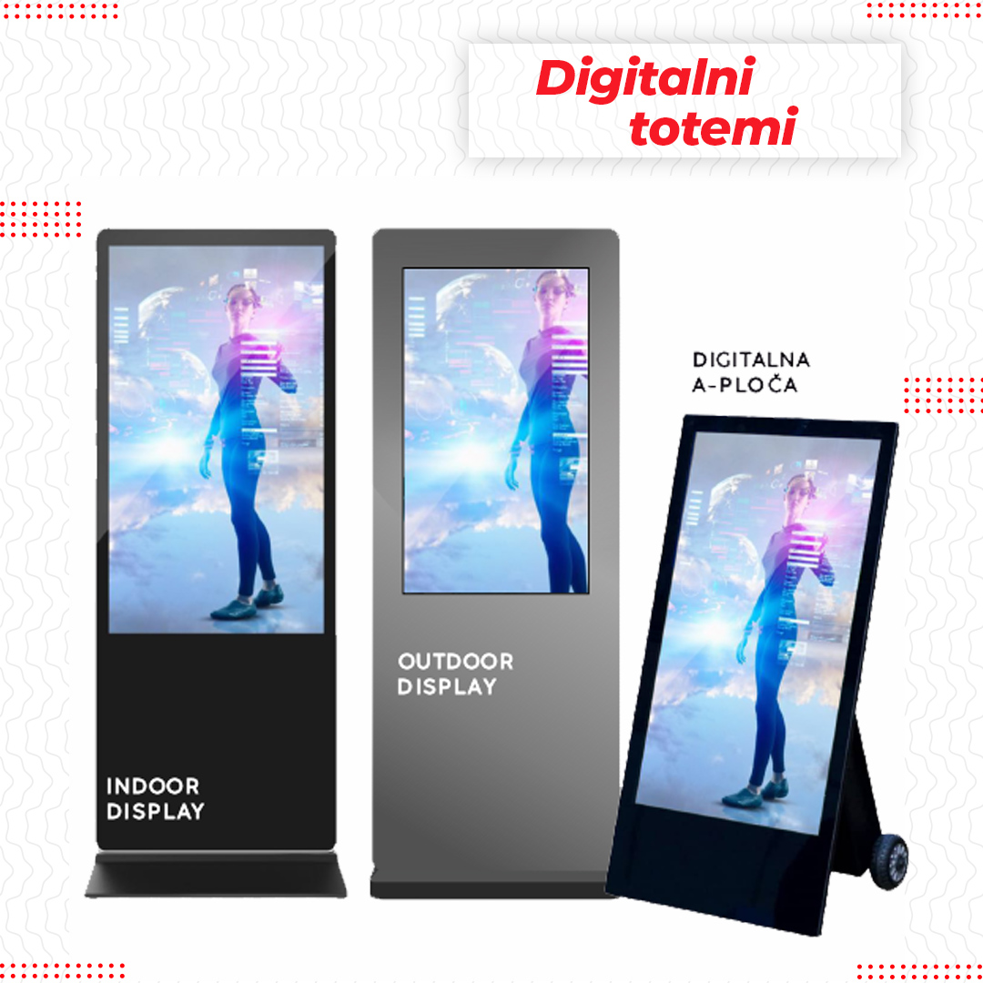 Digital Signage Displays | Profesionalni ekrani za glašavanje